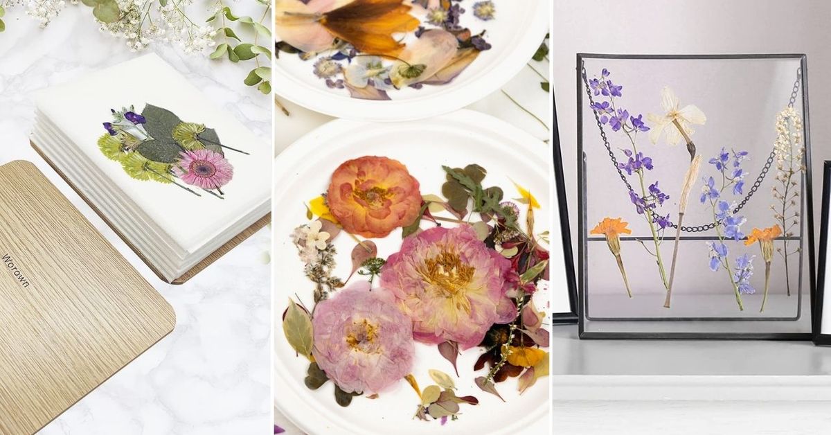 Aprende a prensar flores de forma fácil en casa con estos Kits