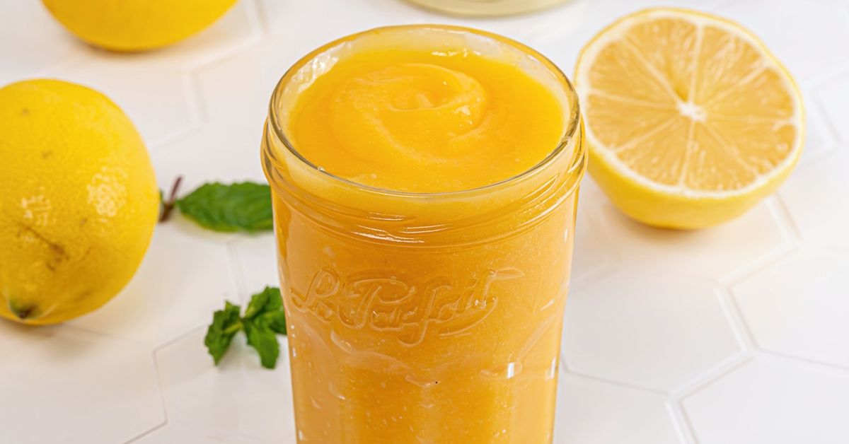 Lemon curd casero o crema de limón inglesa fácil y muy cremosa