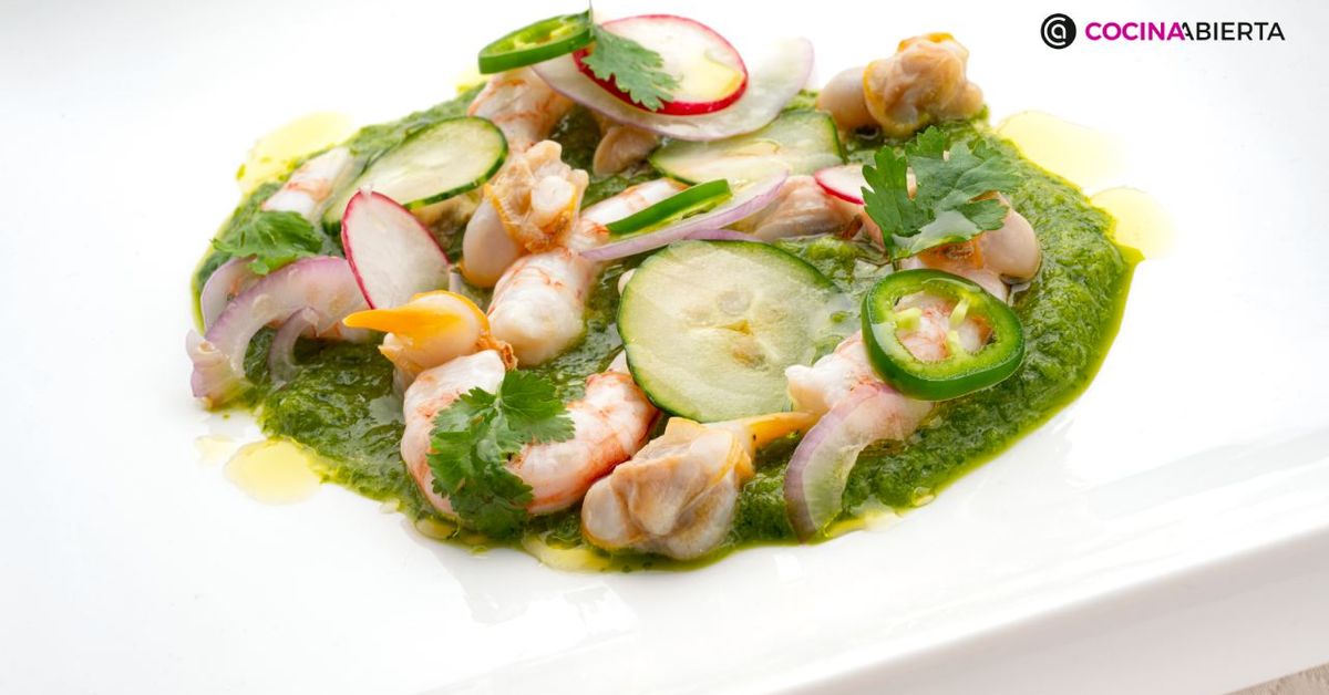 Aguachile de gambas, receta mexicana al estilo de Joseba Arguiñano