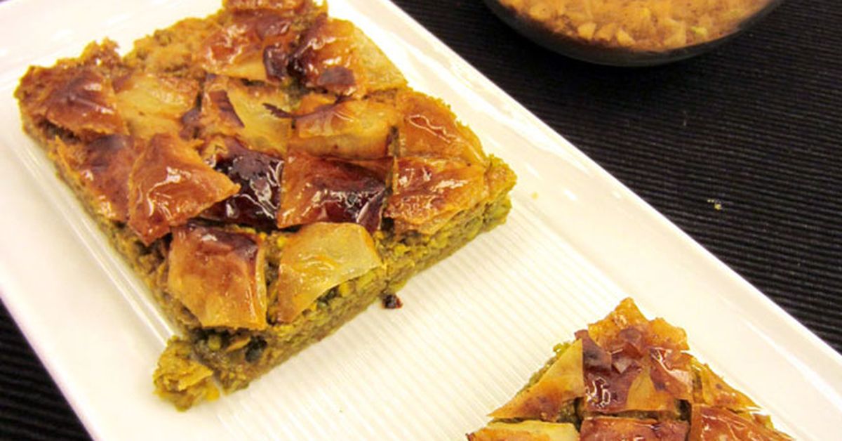 Baklava, pastel árabe tradicional de Juan Mari Arzak