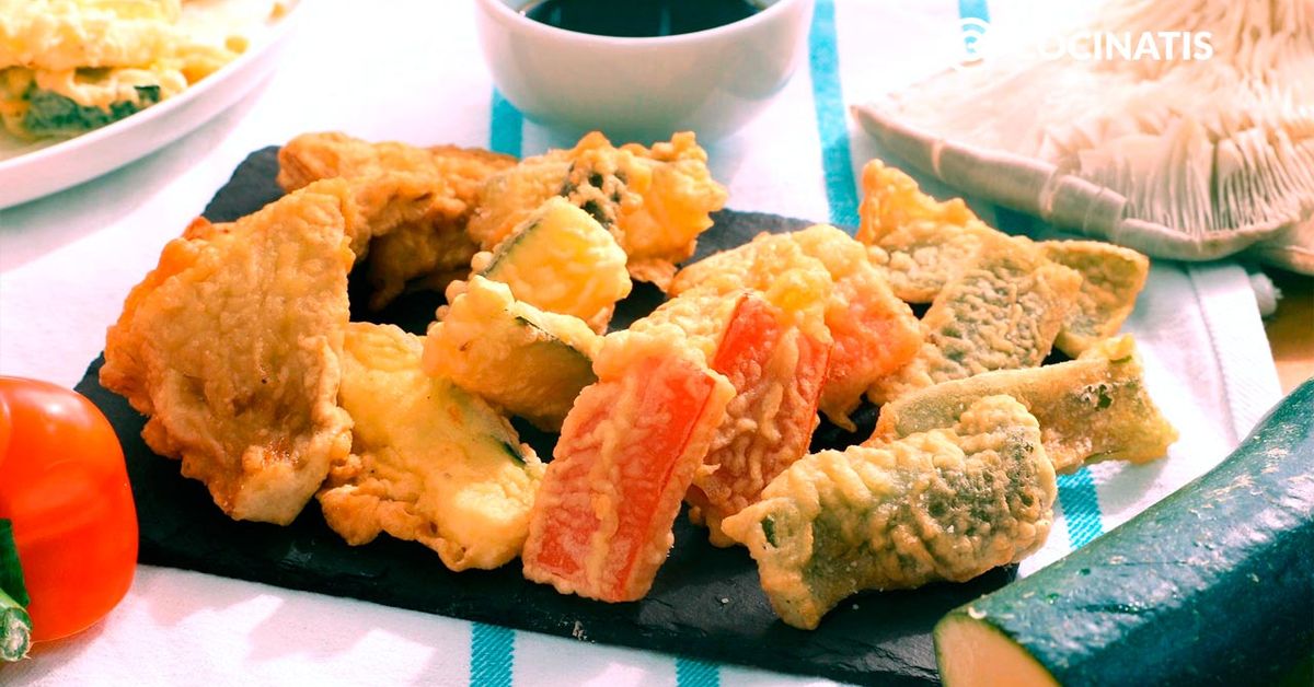 Tempura de verduras, receta crujiente y fácil