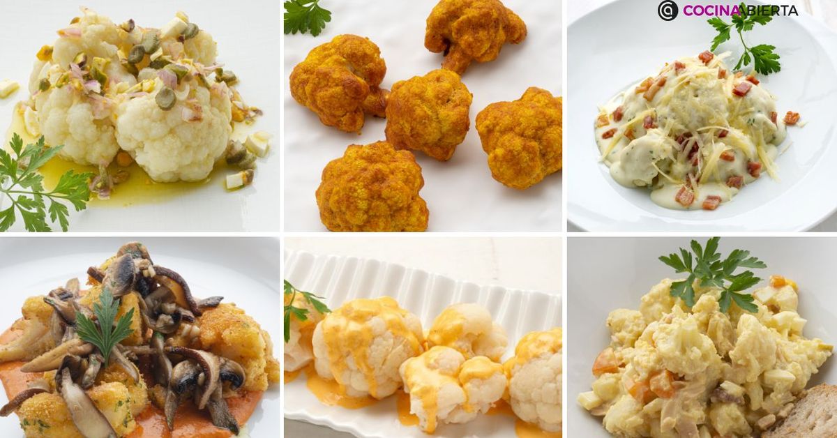 Recetas con coliflor para cenar