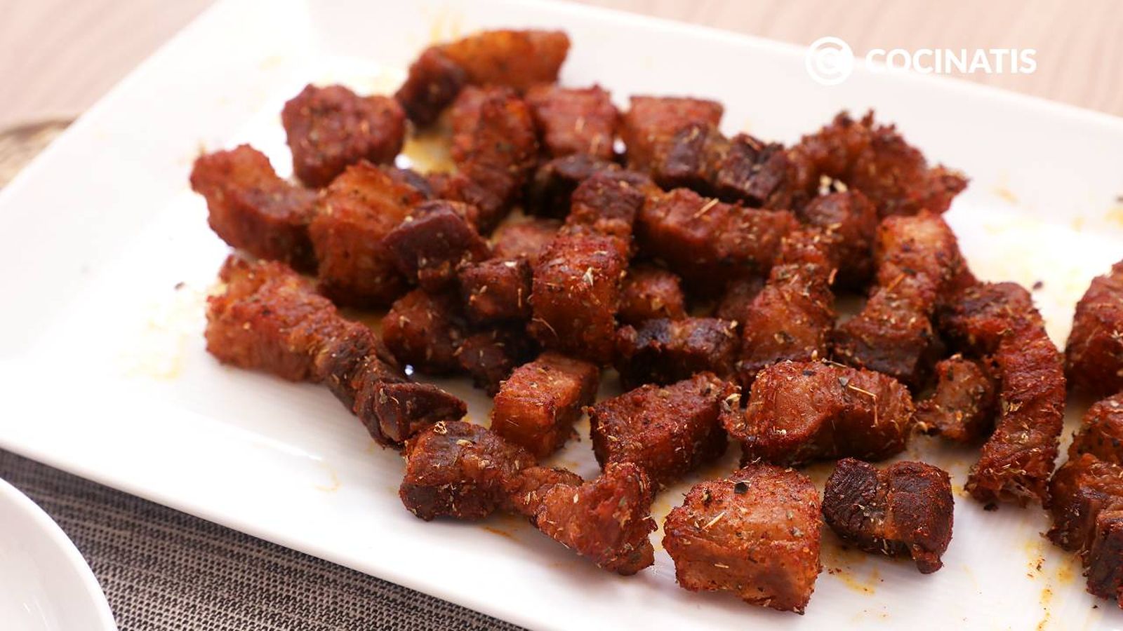 Chicharrones de cerdo andaluces sabrosos